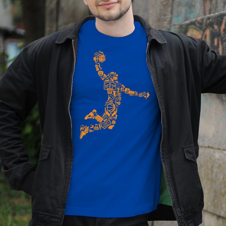 18-012-modre-p-tricko-s-potlacou-basketball-game-hra-fun | Navrhnisi.sk