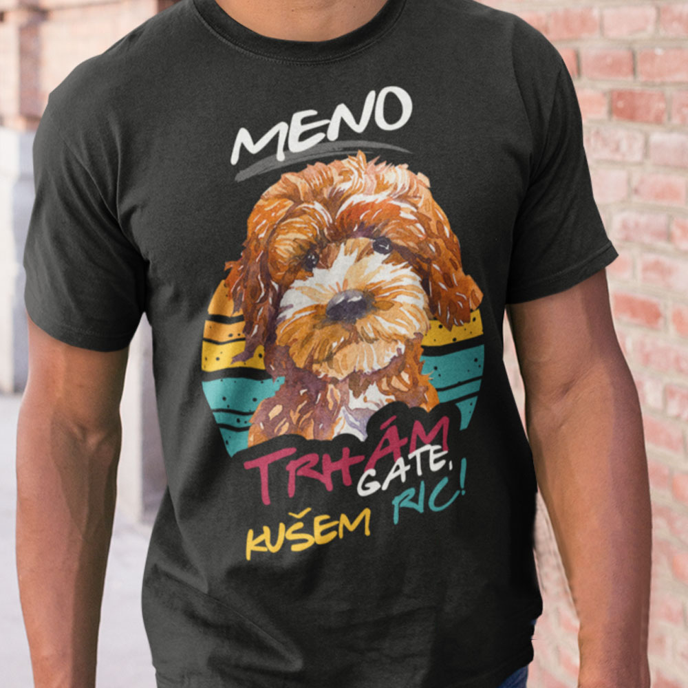 Tričko s potlačou COCKAPOO + slogan | Navrhnisi.sk